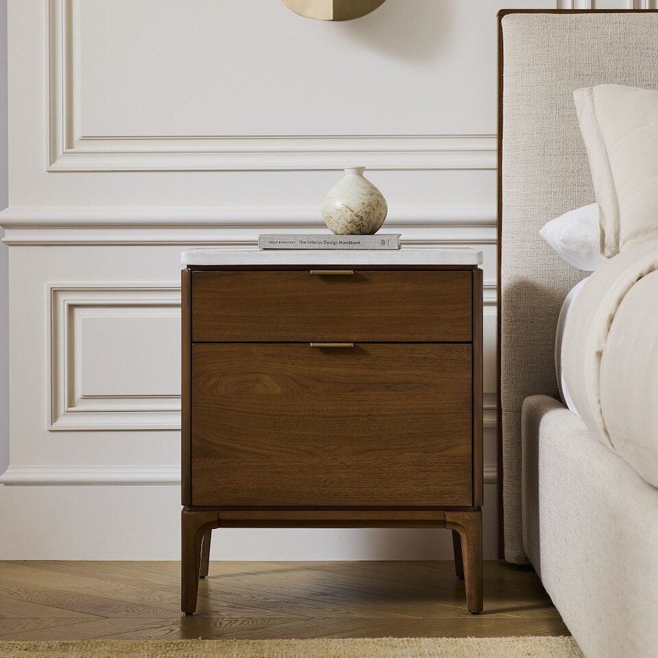 Parker Bedside Table (53 cm - 71 cm) | West Elm Australia